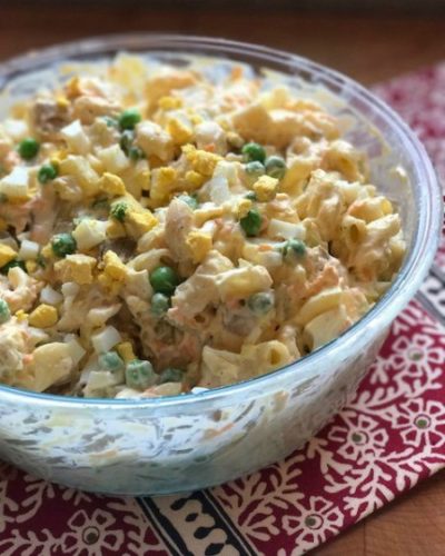 Authentic Hawaiian Potato Macaroni Salad Recipe | Potato Mac Salad